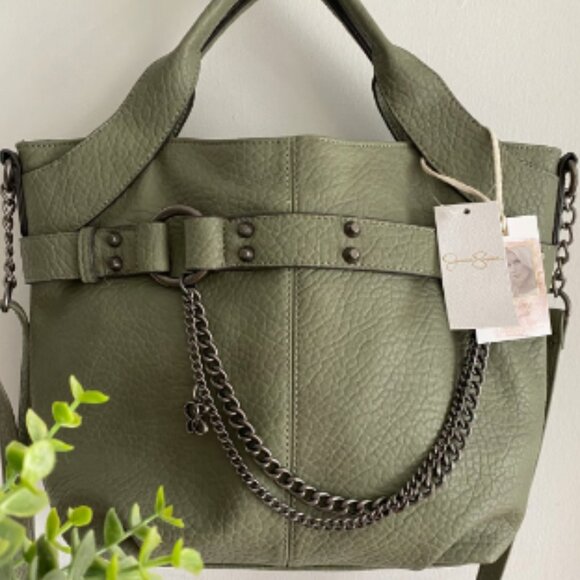 Jessica Simpson | Bags | Jessica Simpson Loren Green Ava Satchel | Poshmark